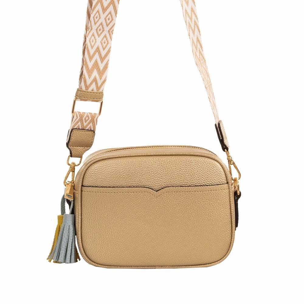 Clara Cross Body Bag - Metallic – Millienme