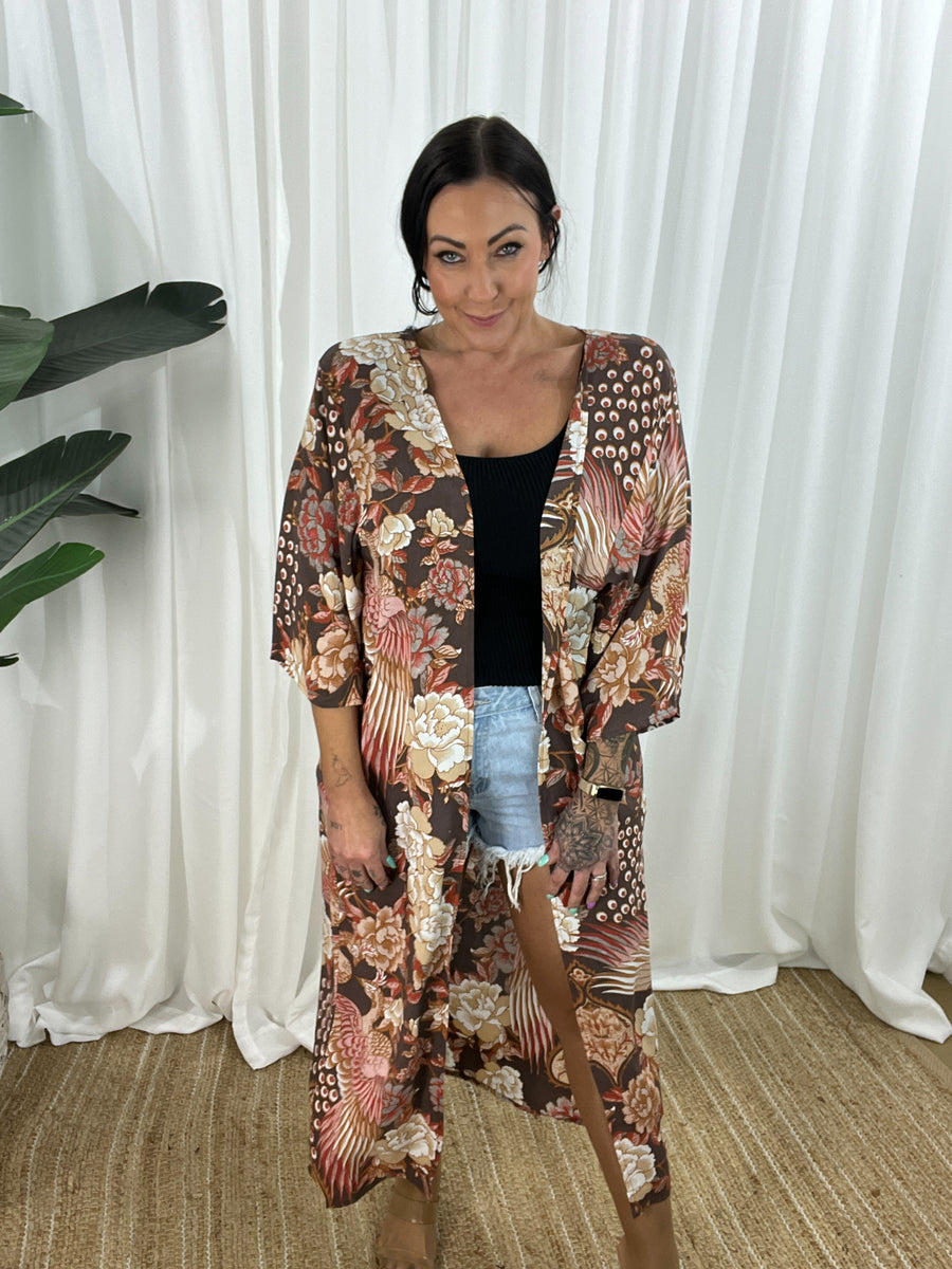 Bodhi Kimono - Brown – Millienme