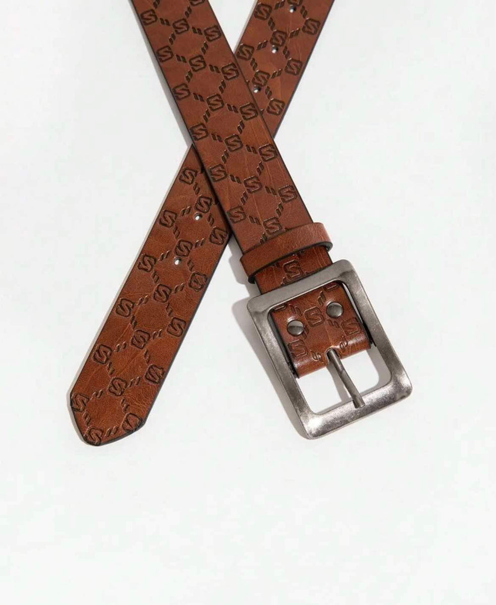 Geo Belt- Dark Brown – Millienme