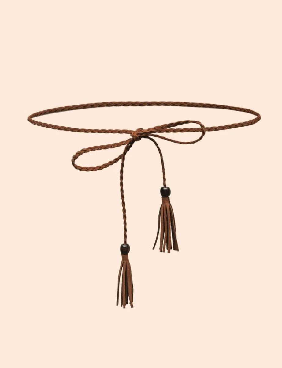 Plait Rope Belt - Tan – Millienme